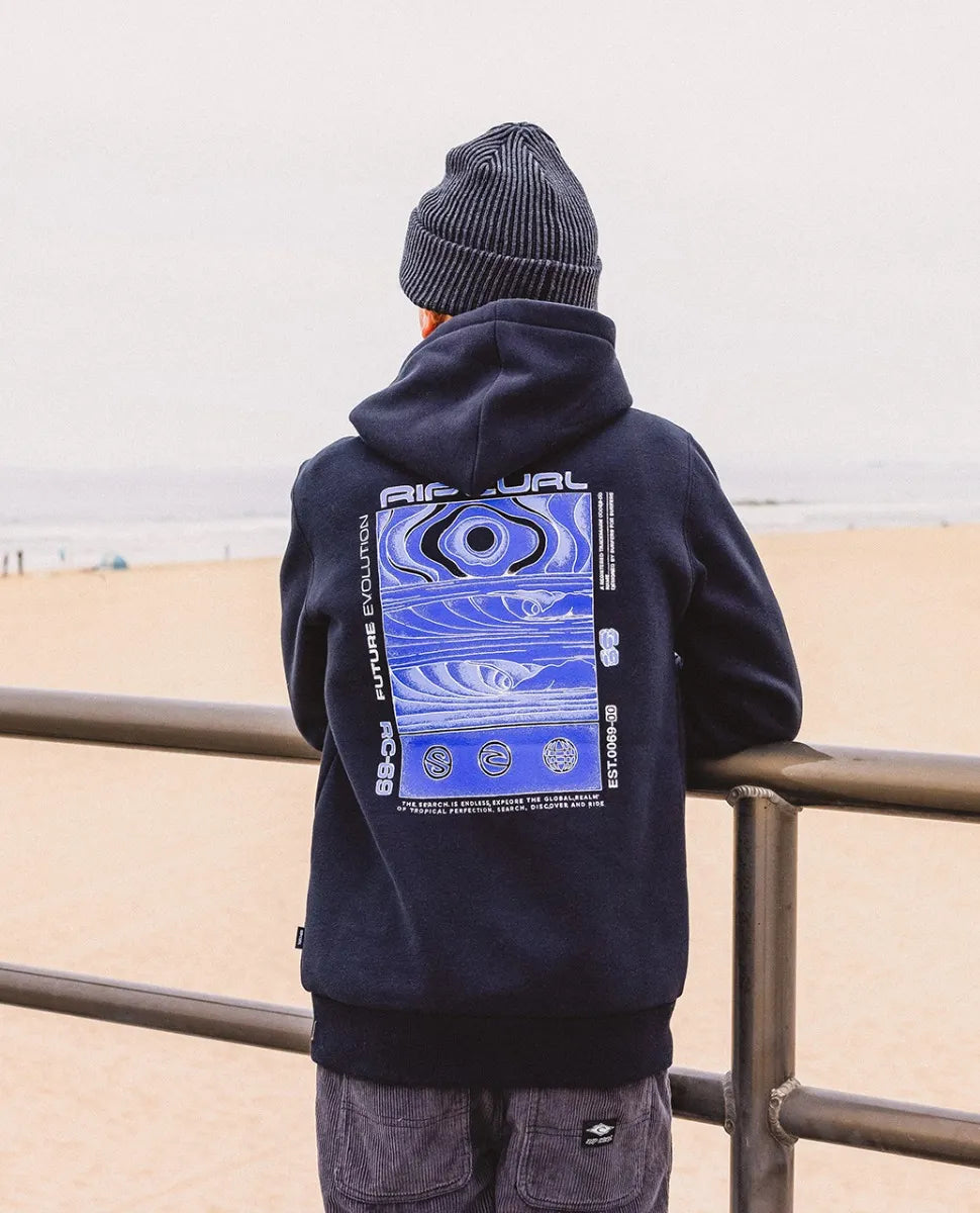 Rip Curl Boys Future Evolution Hood - Black – Cloudbreak Surf Shop