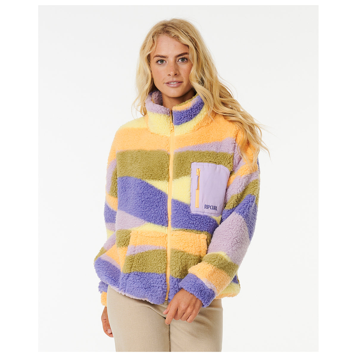 RIPCURL SUNRISE WAVY POLAR FLEECE - MULTI – Cloudbreak Surf Shop